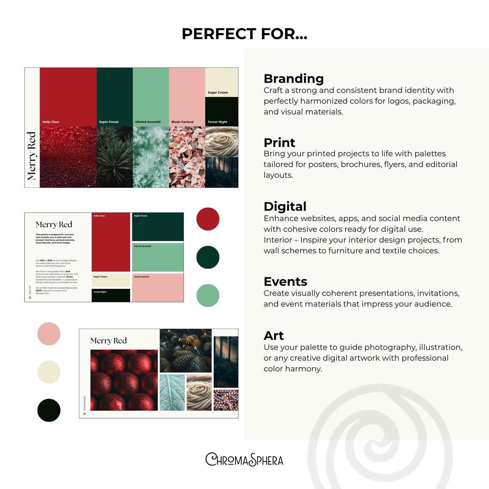 Chromalette® Merry Red • AAA Color Palette • Inclusive • for Branding ...