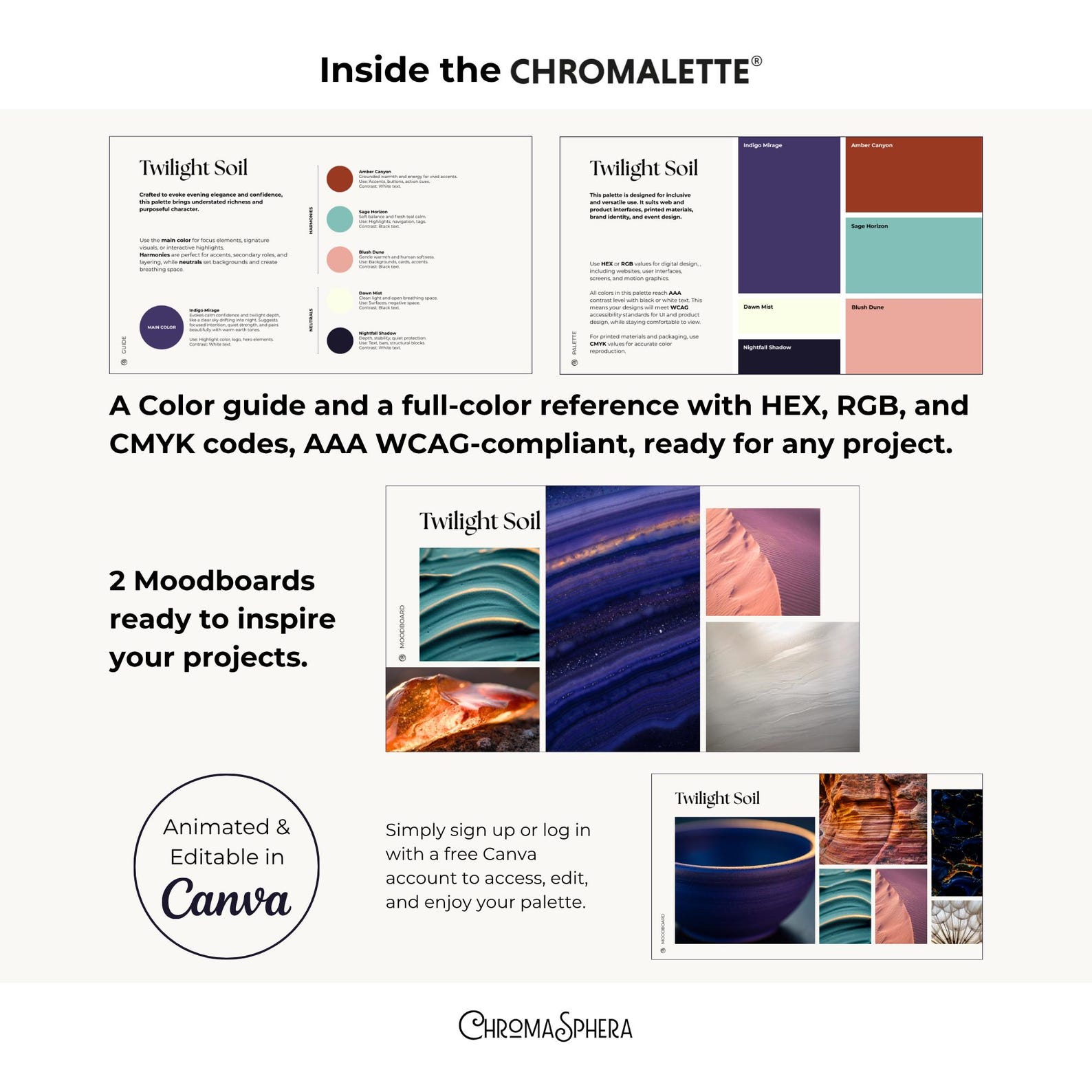 Chromalette® Twilight Soil • AAA Color Palette • Inclusive • for ...