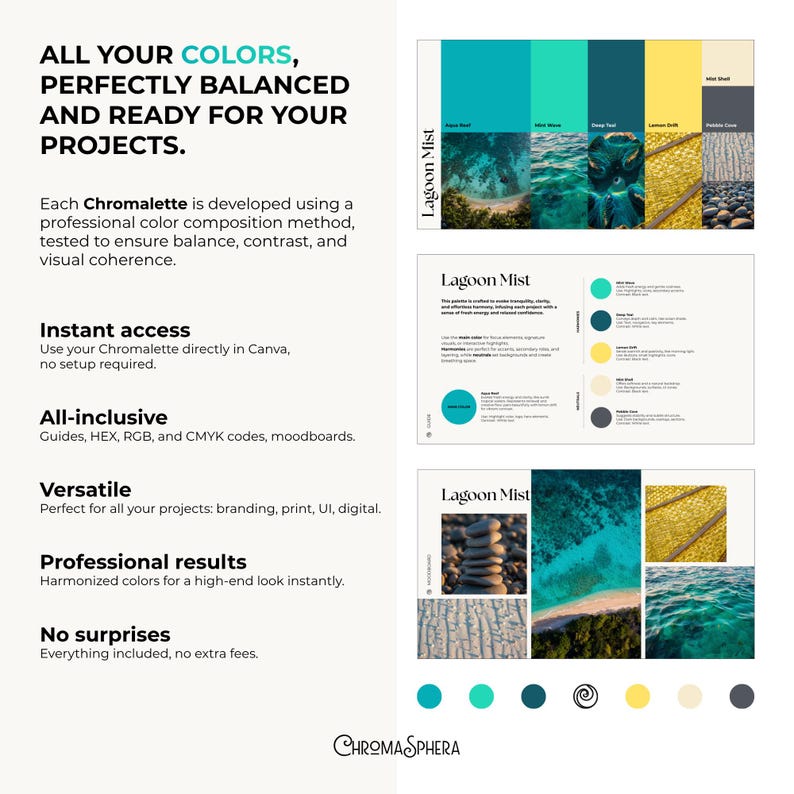 Chromalette® Lagoon Mist • AAA Color Palette • Inclusive • for Branding ...