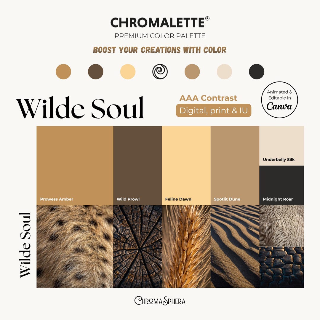 Chromalette® Wilde Soul • AAA Color Palette • Inclusive • for Branding ...