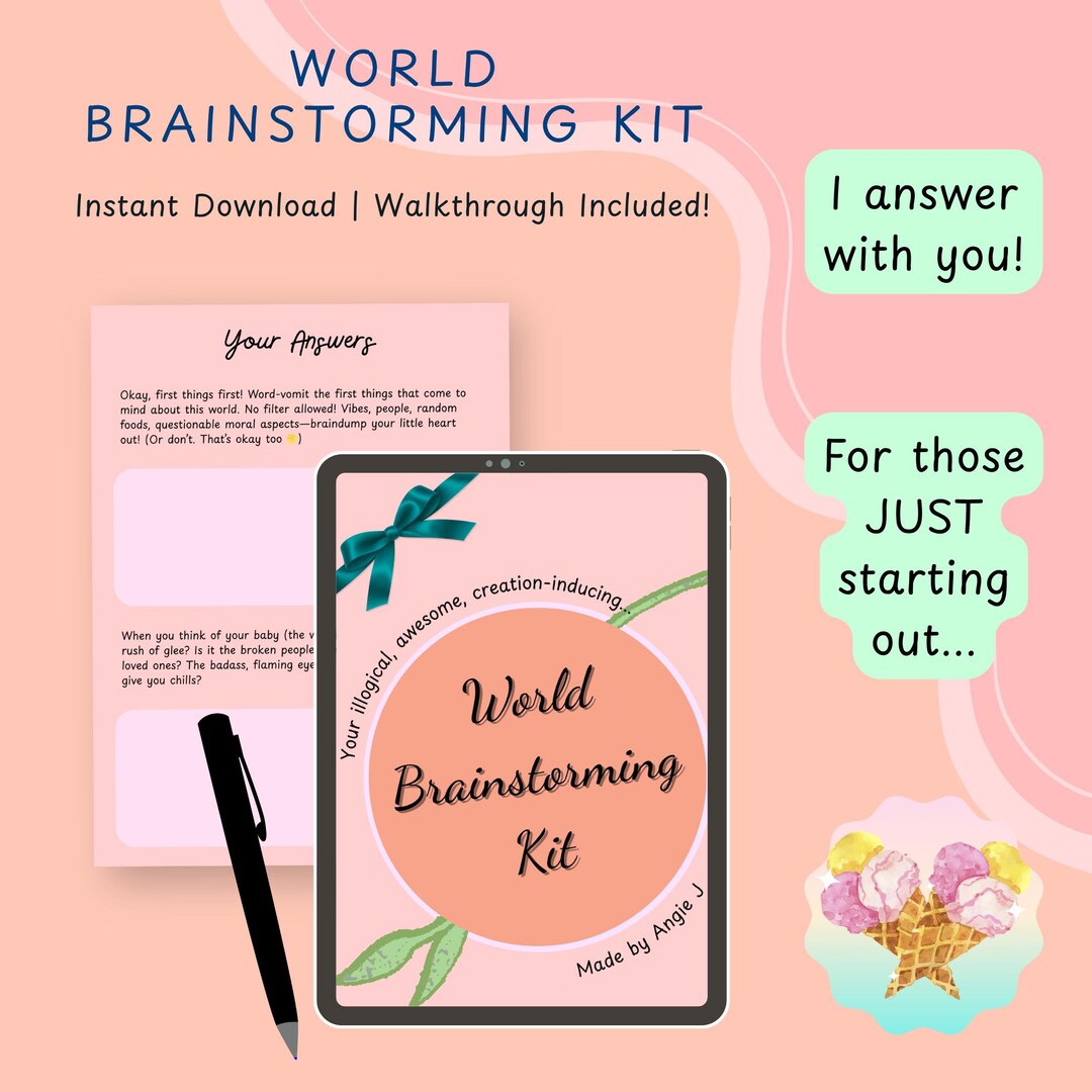 Weltenbau-Vorlage | Brainstorming Kit: Der Anfängerleitfaden für das ...