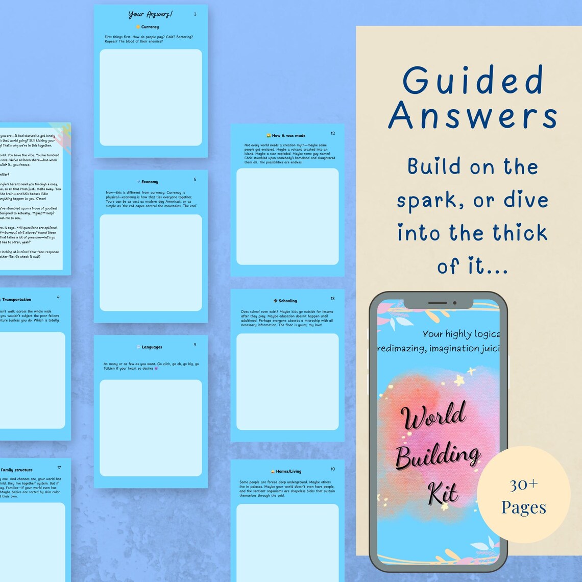 Official Worldbuilding Template: the Beginner's Guide to Storytelling ...