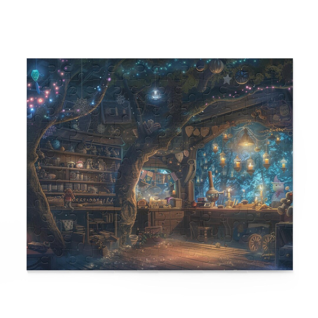 Enchanted Treehouse Workshop Puzzle - Etsy