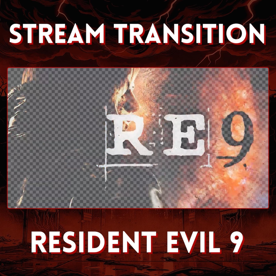 Resident Evil 9: Requiem-inspired Stream Pack | Starting, BRB, Ending ...