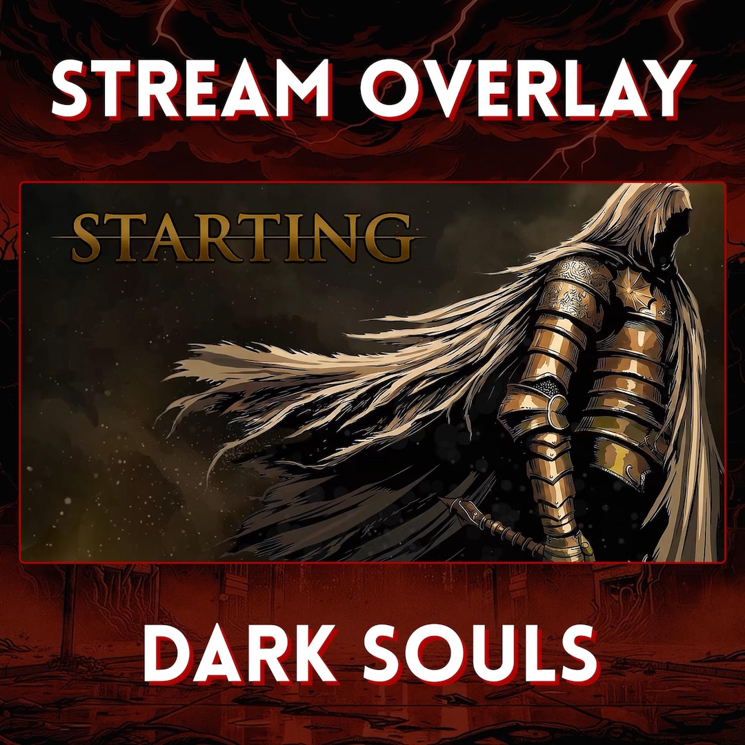 Dark Souls-inspired Stream Pack | Starting, BRB, Ending Scenes + Scene ...