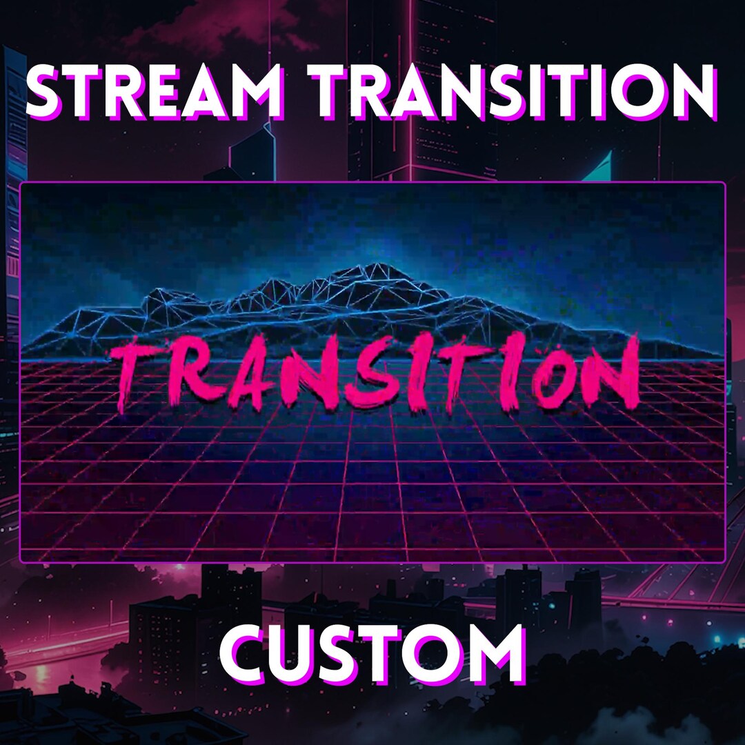 Custom OBS Scene Transition | Personalized Stinger Animation for Twitch ...
