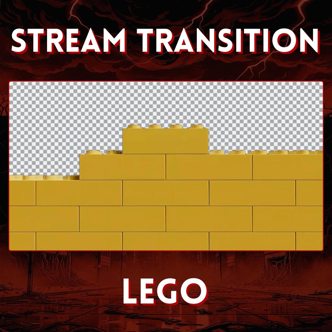 Lego-inspired OBS Scene Transition | Building and Deconstructing Bricks ...