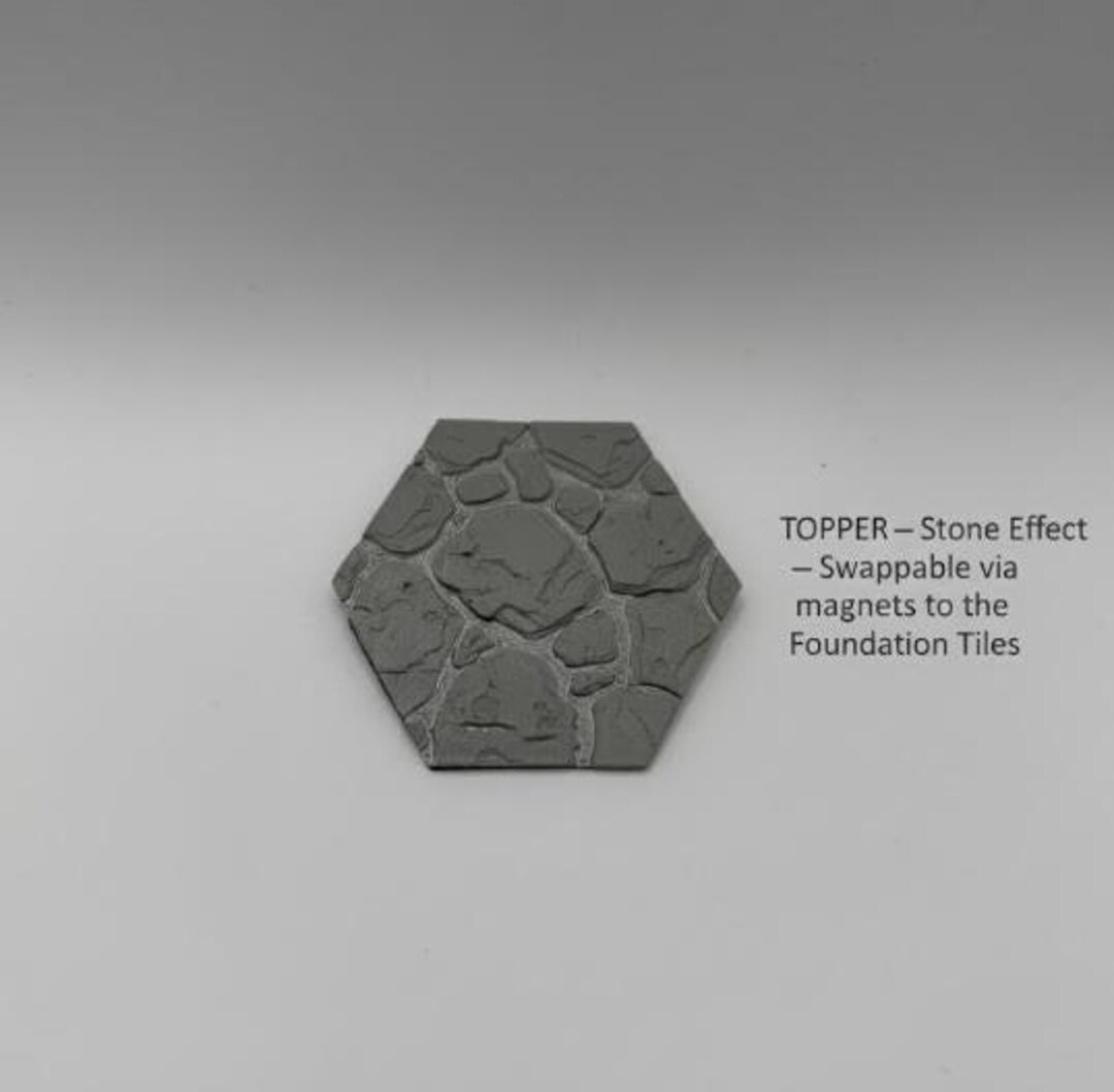 Topper - Stone Effect - Etsy