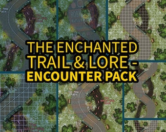 Enchanted Trail Battlemap – Dnd 5e Forest Encounter With Accessible ...