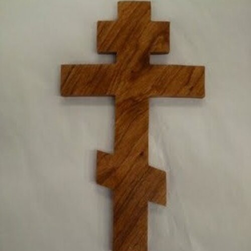 Crucifix wall Three Bar Cross With Reliquaries - Etsy