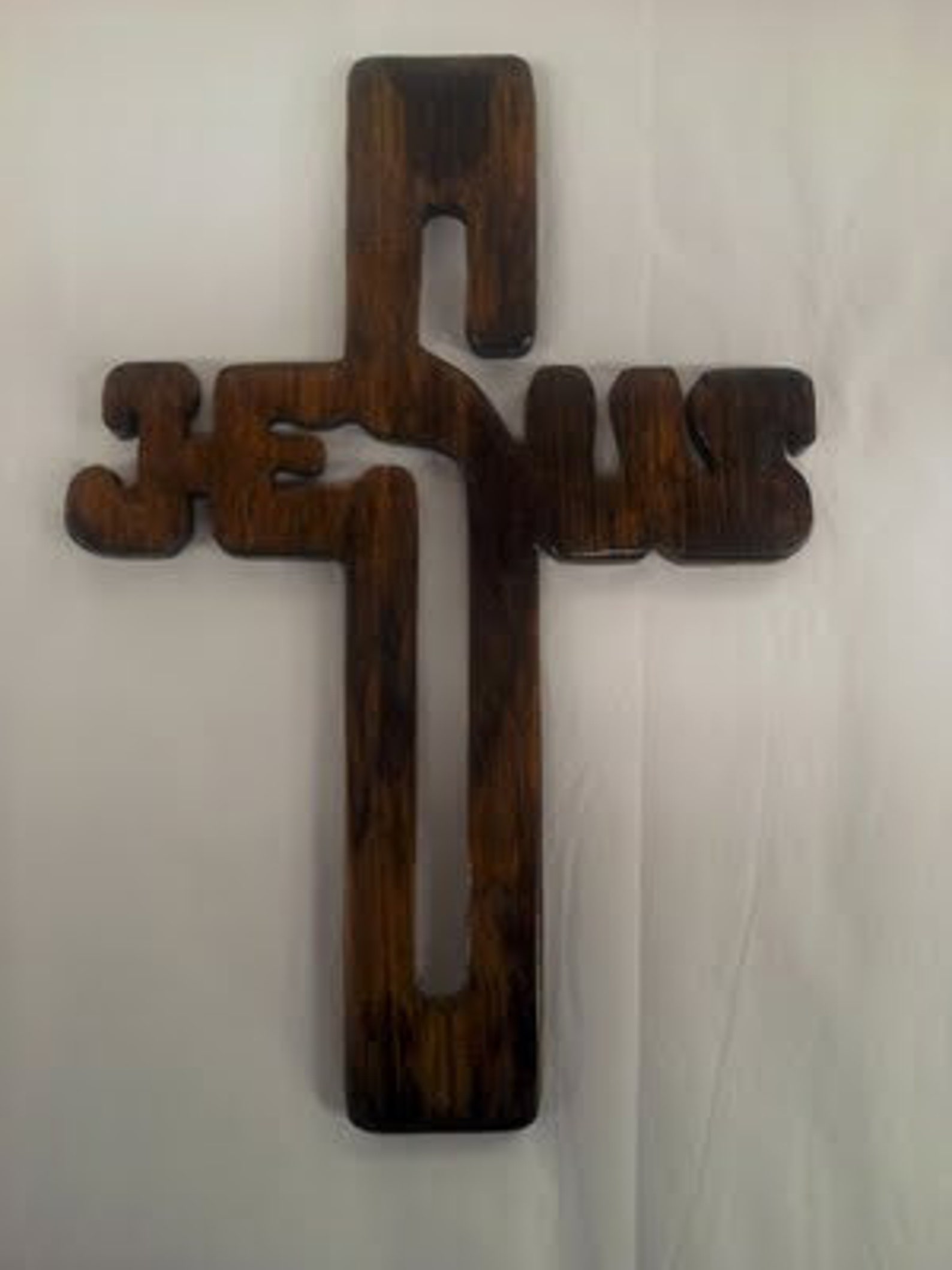 10 Hand Crafted Wood Jesus Wall Cross Religious Jesus | Etsy