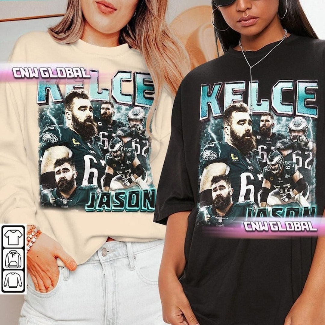 Vintage Style Jason Kelce Bootleg T-shirt /sweatshirt /hoodie ...