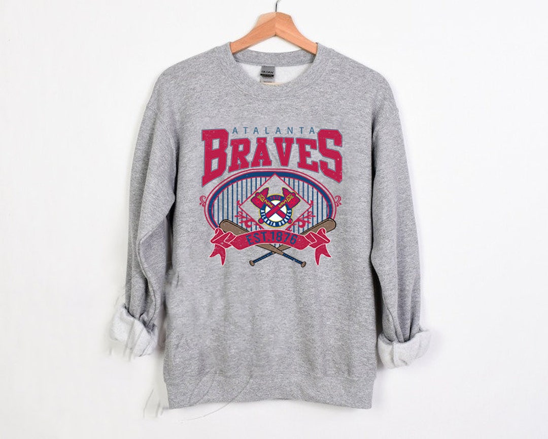 Vintage Atlanta Braves Shirt, Atlanta Braves Baseball Shirt, EST 1976 ...