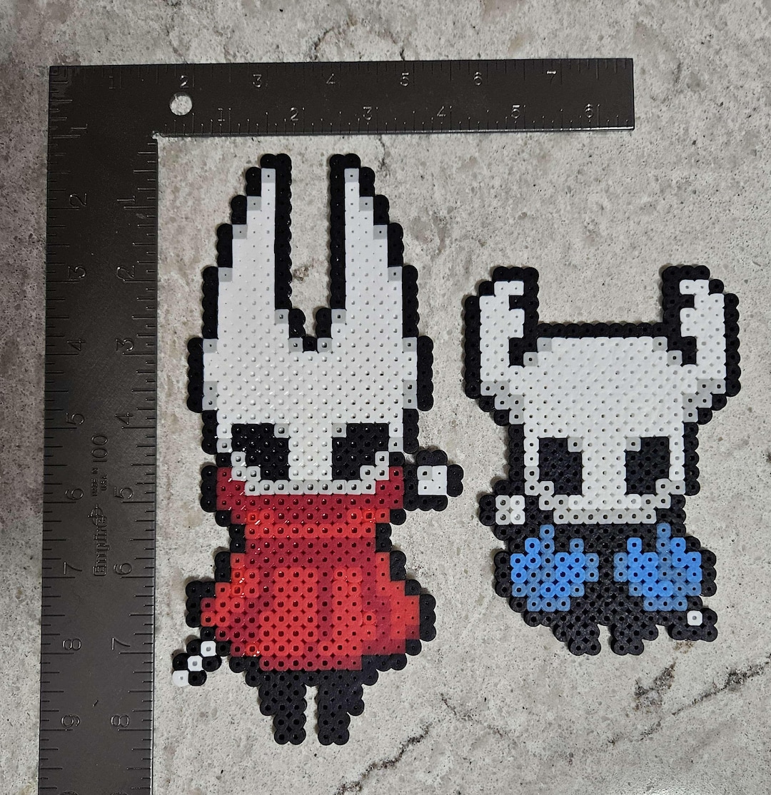 Knight & Hornet Perler Bead Bundle | Hollow Knight: Silksong Set or ...