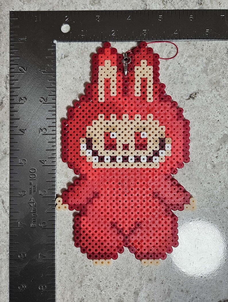 Labubu Ornaments | Desk/wall Decor | Handmade Perler Bead Art - Etsy
