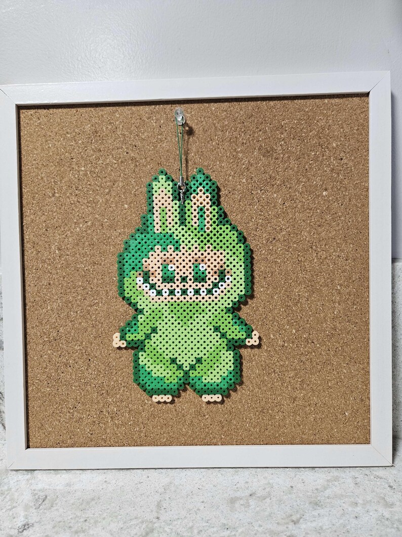 Labubu Ornaments | Desk/wall Decor | Handmade Perler Bead Art - Etsy