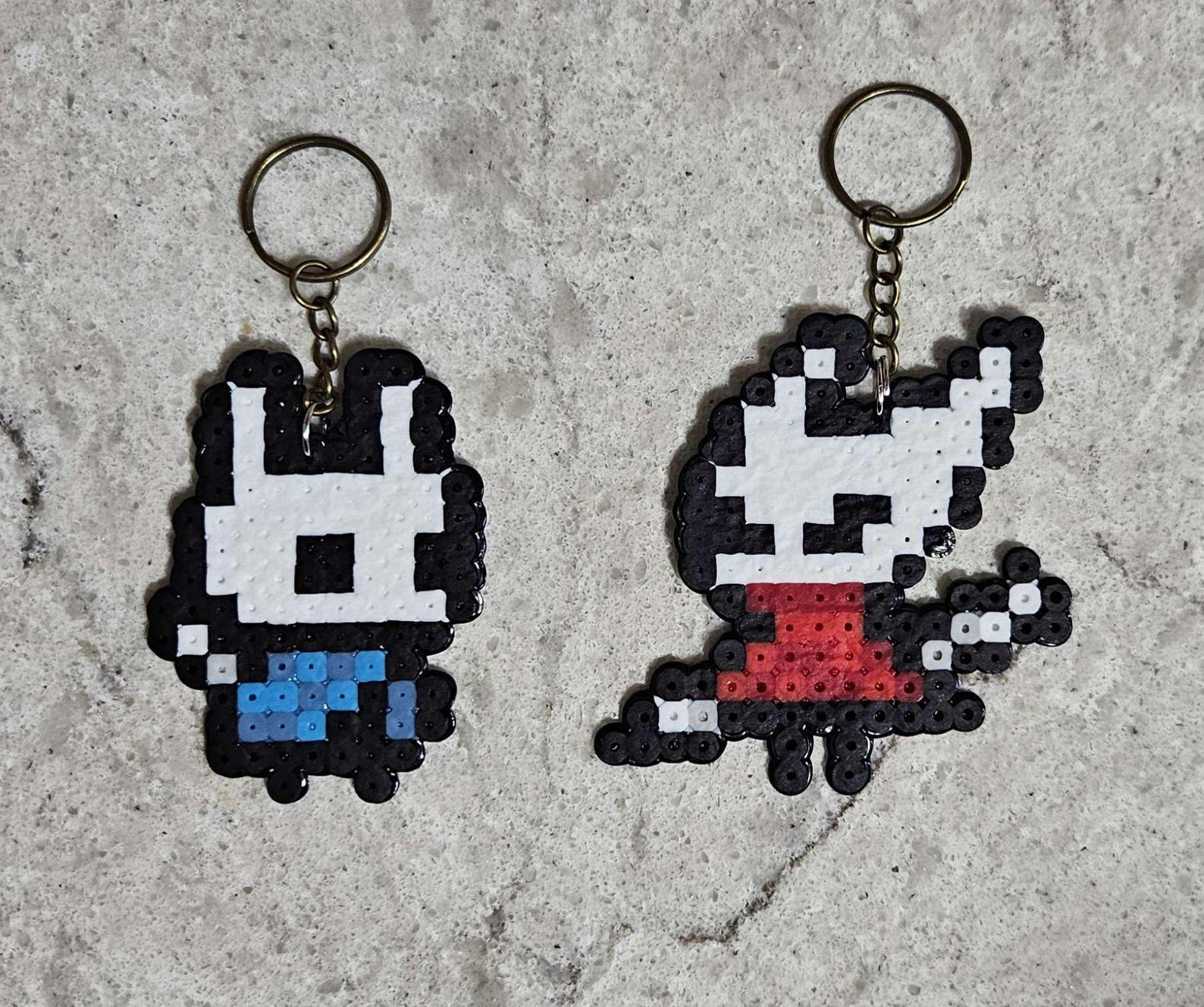 Knight & Hornet Perler Bead Bundle | Hollow Knight: Silksong Keychains ...