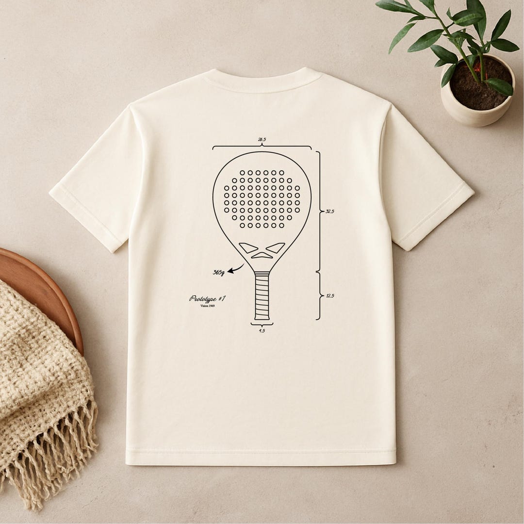 "padel Prototype" T-shirt – the Elegance of the Gesture - Etsy