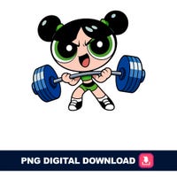Fitness Powerpuff Girls - Etsy