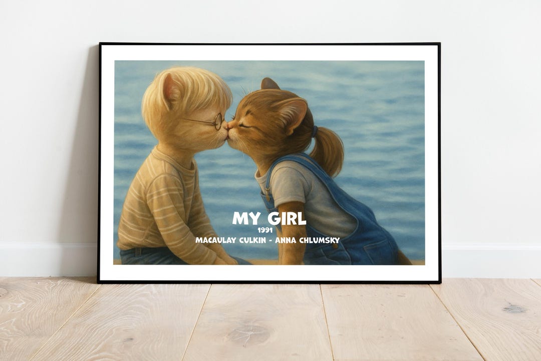 My Girl (1991) - Howard Zieff | Movie Poster | Cat Wall Art - Etsy