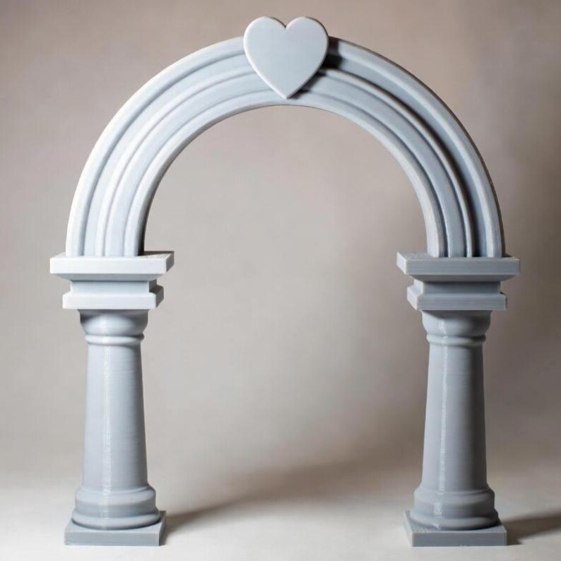 Heart Arch 3D Model STL | Valentine's Day Tabletop Decoration - Etsy