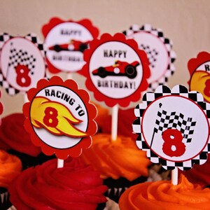RACE CAR Collection Digital Files for Birthday Party or Baby Shower ...