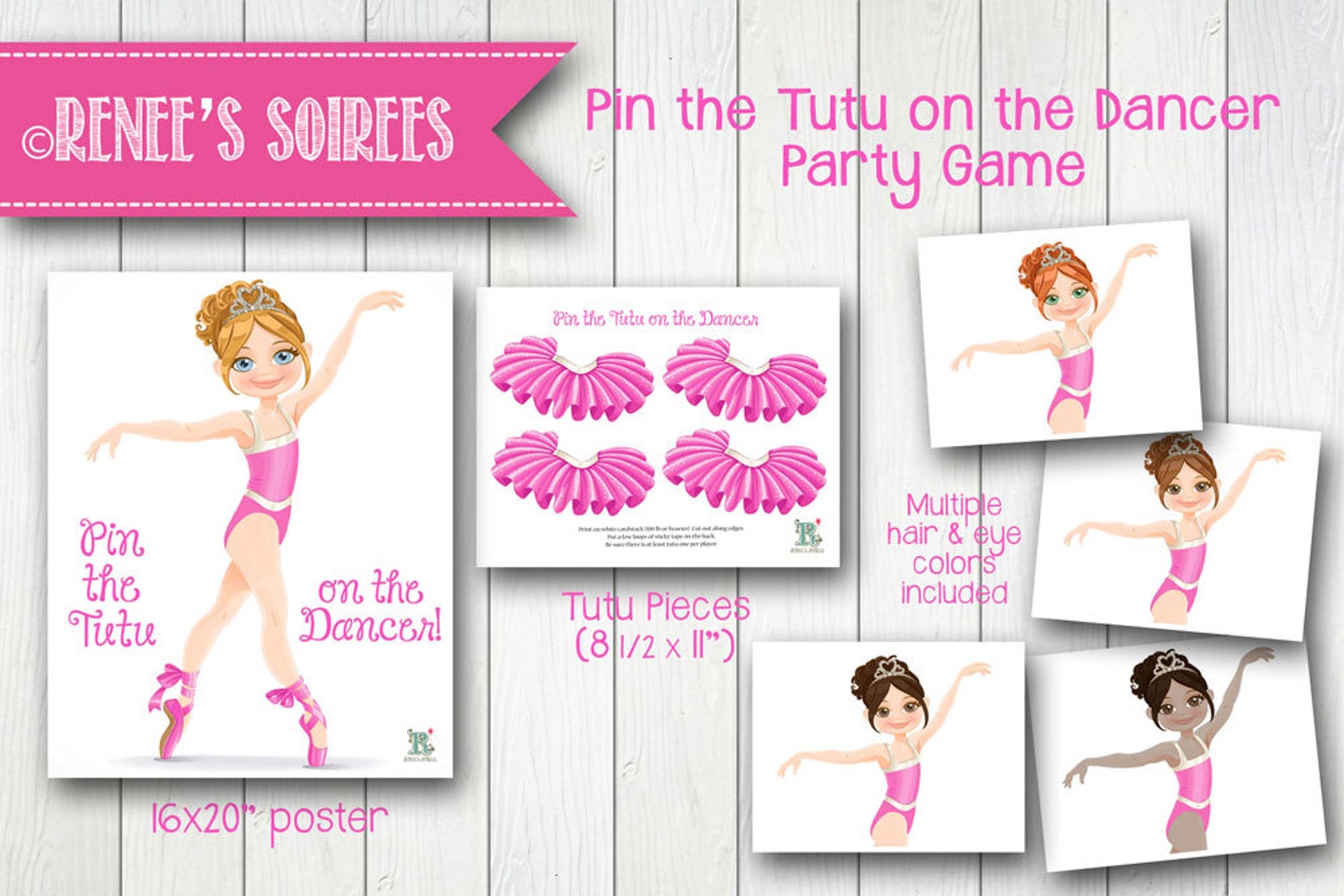 DANCER Printable Birthday Collection Customized for Your - Etsy