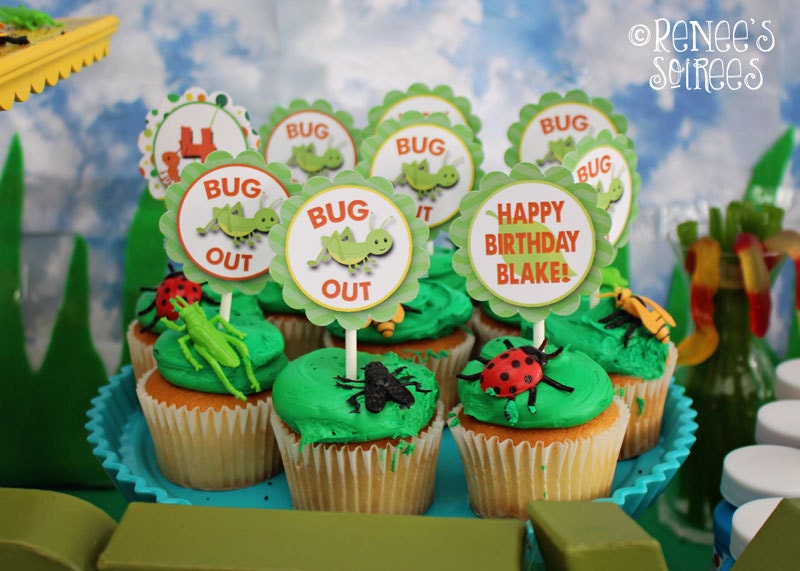 BUGS Printable Birthday Collection Customized for Your Bug - Etsy