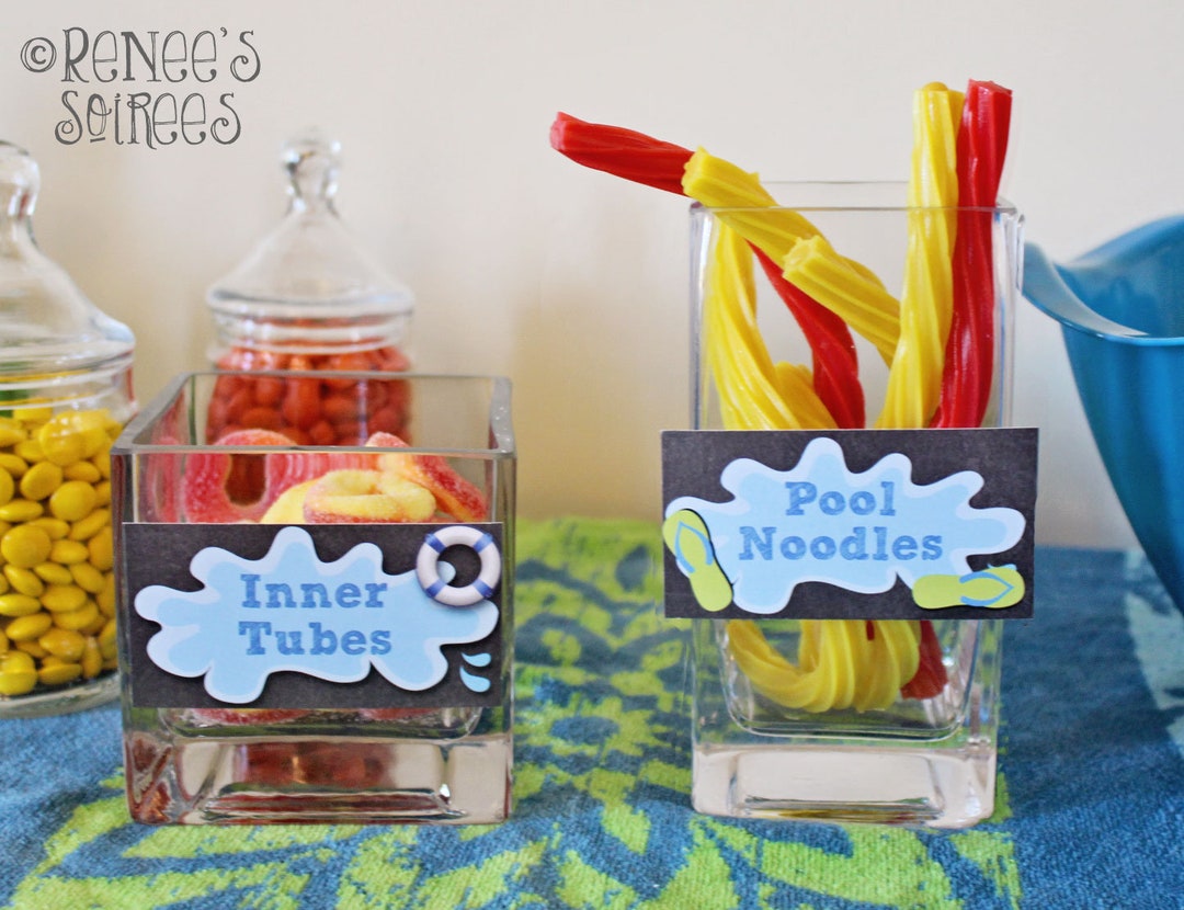 Printable BUFFET LABELS You Choose Theme Food Tags Digital File DIY - Etsy