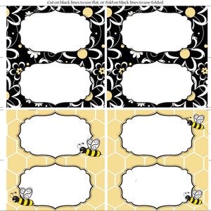 BUMBLE BEE Teacher or Employee Appreciation Printable Collection ...