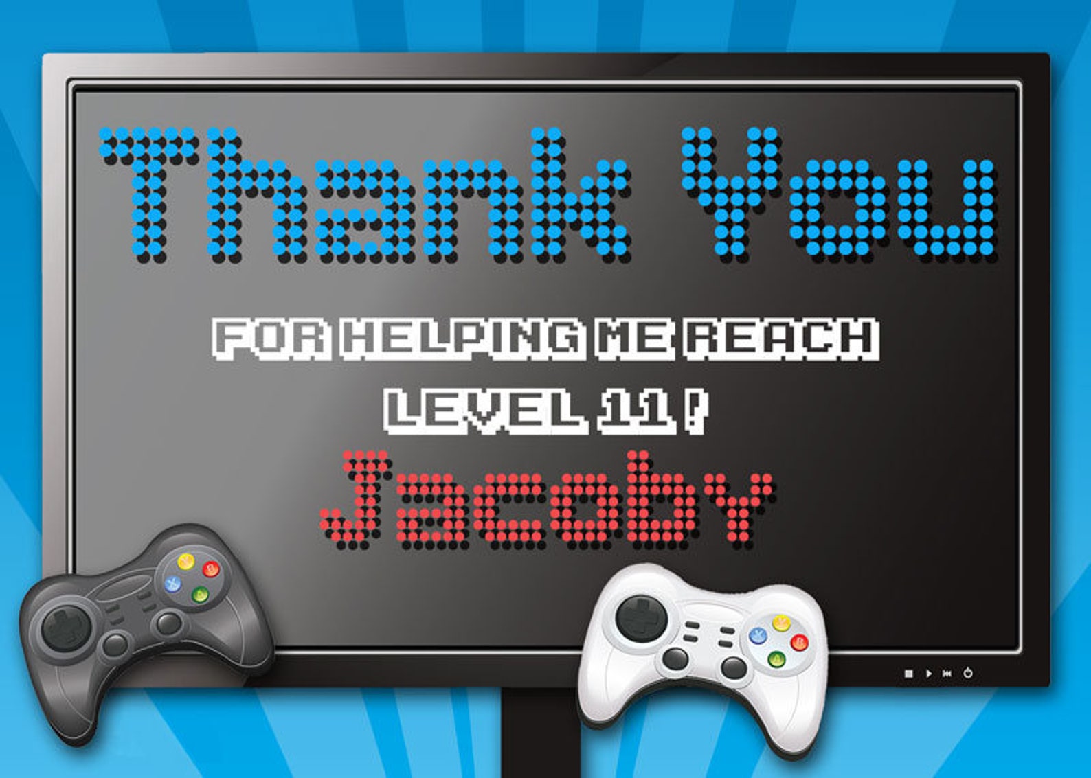 VIDEO GAME Printable Birthday Collection - Customized for Your Gaming ...