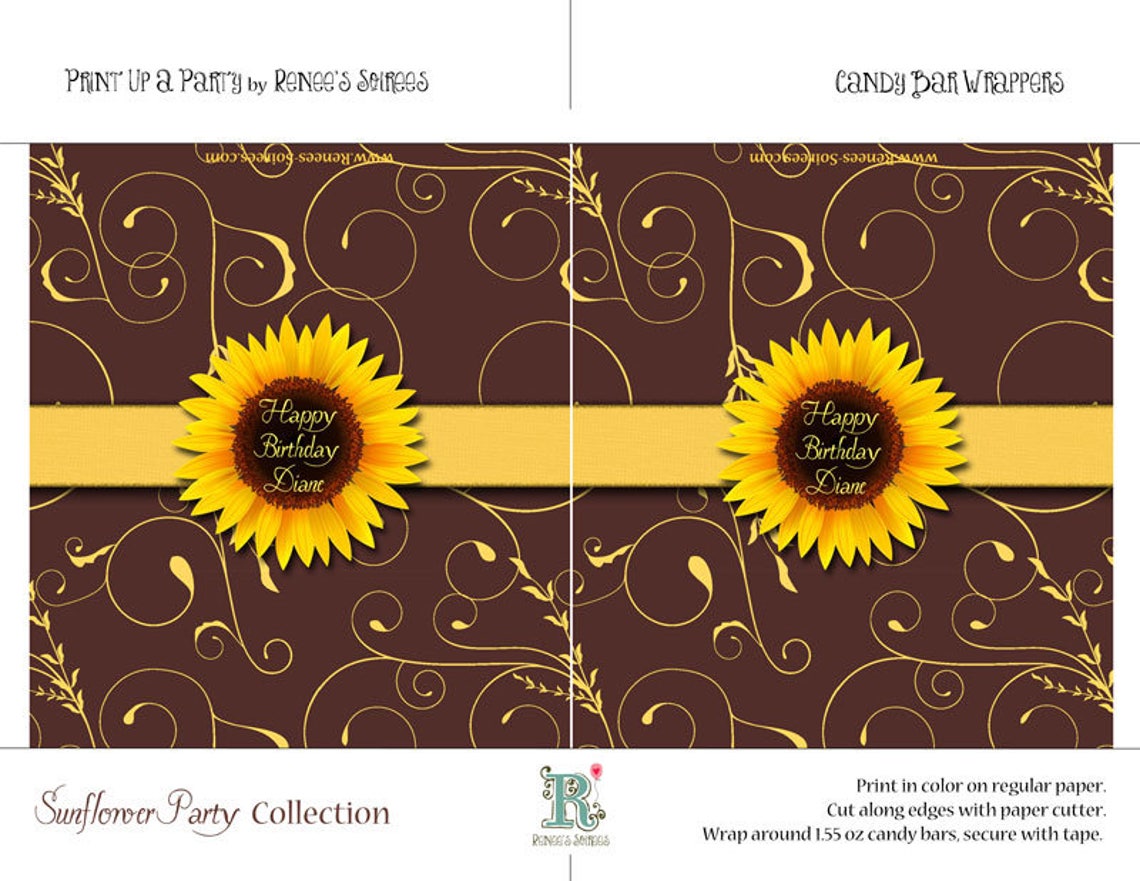 Personalized CHOCOLATE BAR WRAPPERS You Choose the Theme - Etsy