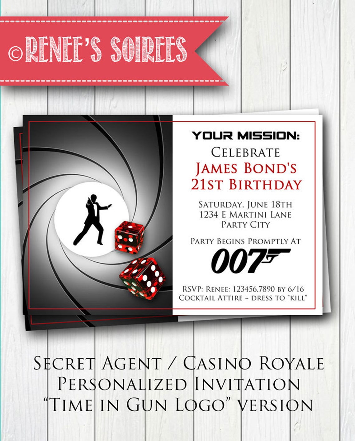 SPY Printable INVITATION Birthday Bachelor or Murder - Etsy