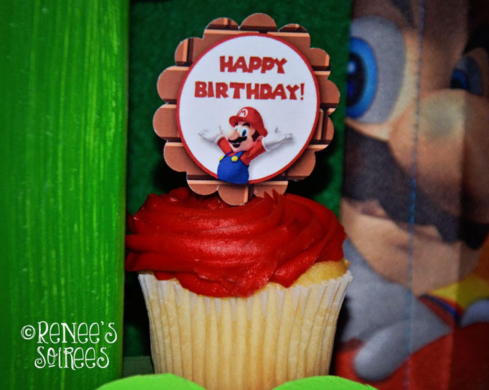 SUPER MARIO Printable Birthday Collection Customized for - Etsy