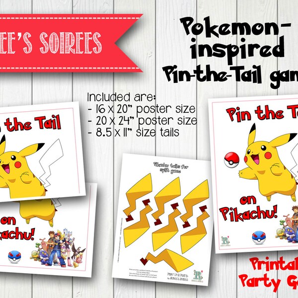 Pin the Tail On - Etsy