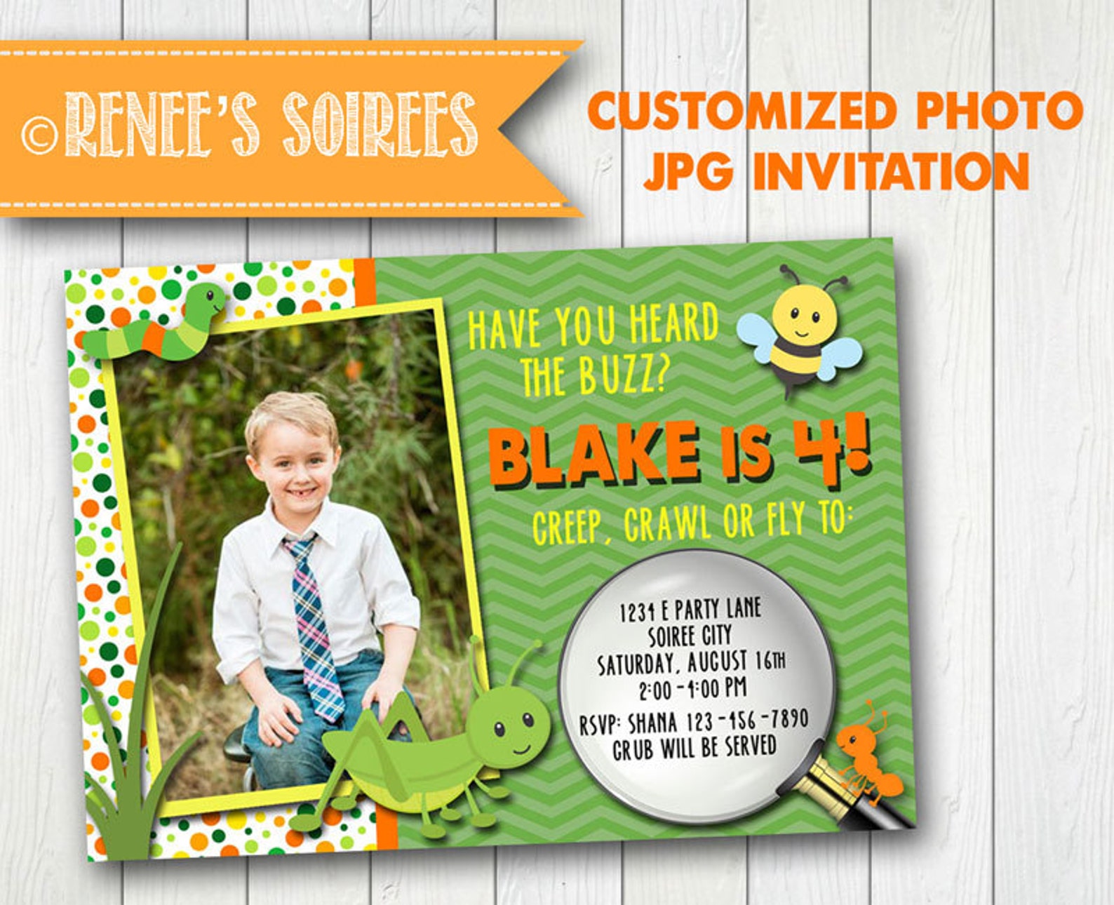 BUGS Printable Birthday Collection - Customized for Your Bug Party ...