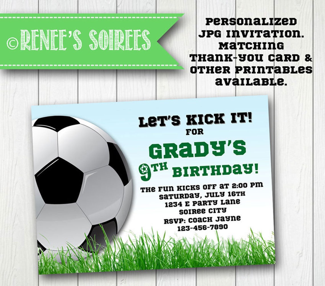 DODGEBALL INVITATION - Printable Birthday Invite - Personalized DIY ...