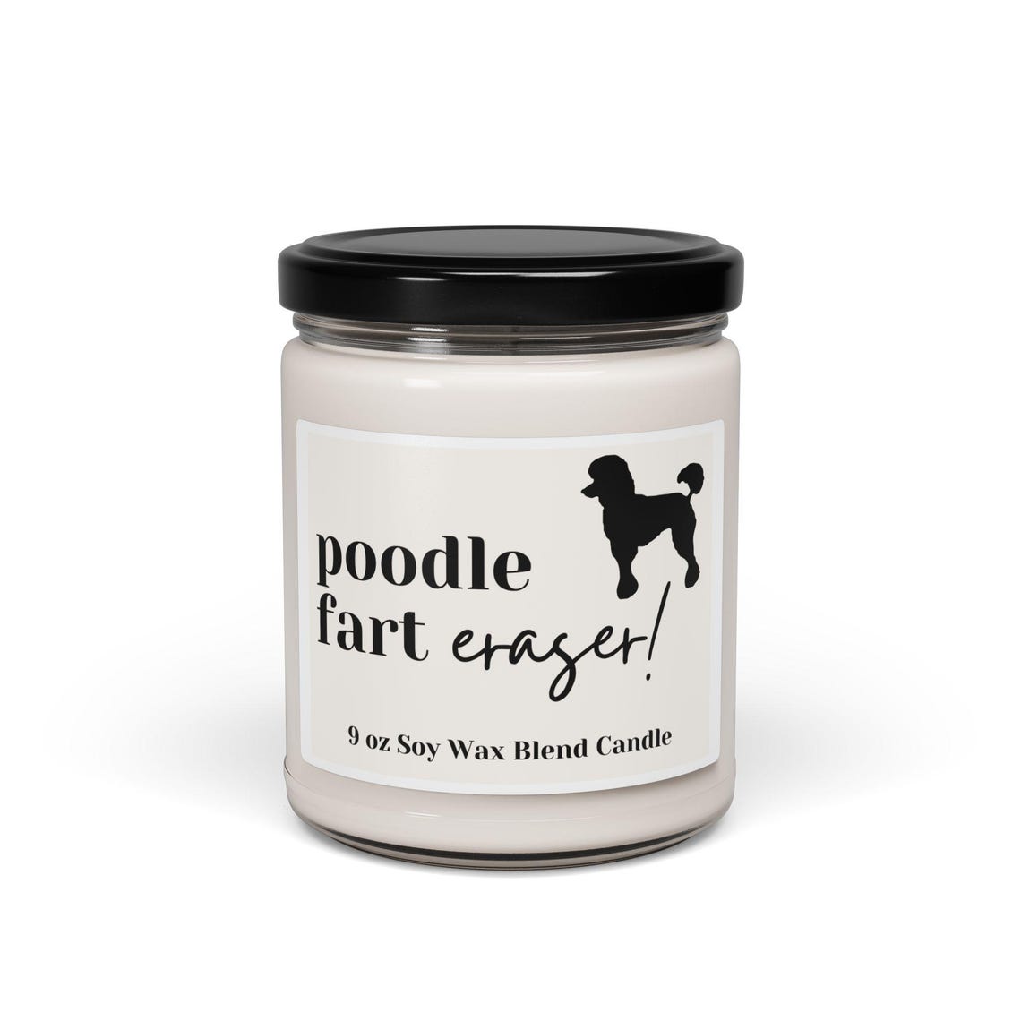 Poodle Candle | Poodle Gifts | Poodle Fart Eraser | Poodle Mom Gift ...