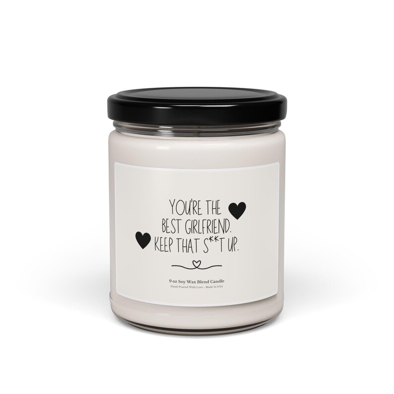 You're the Best Girlfriend Candle, Inappropriate Gift, Love Candle ...