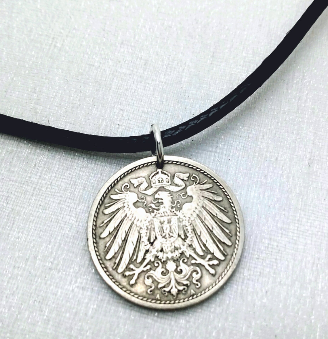 GERMANY NECKLACE Antique German Coin Pendant Imperial - Etsy