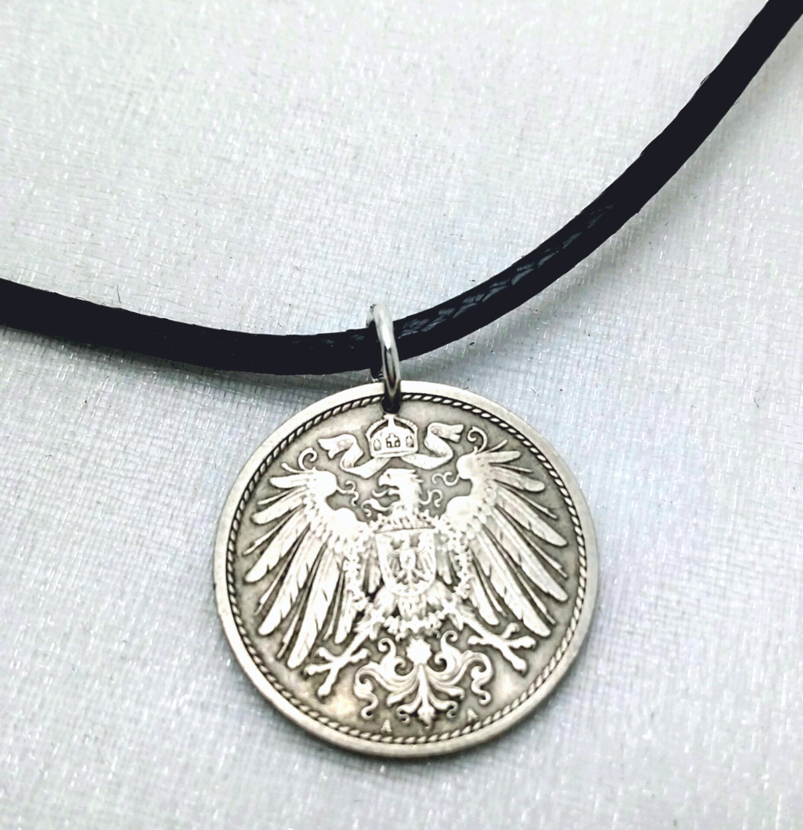 GERMANY NECKLACE Antique German Coin Pendant Imperial - Etsy