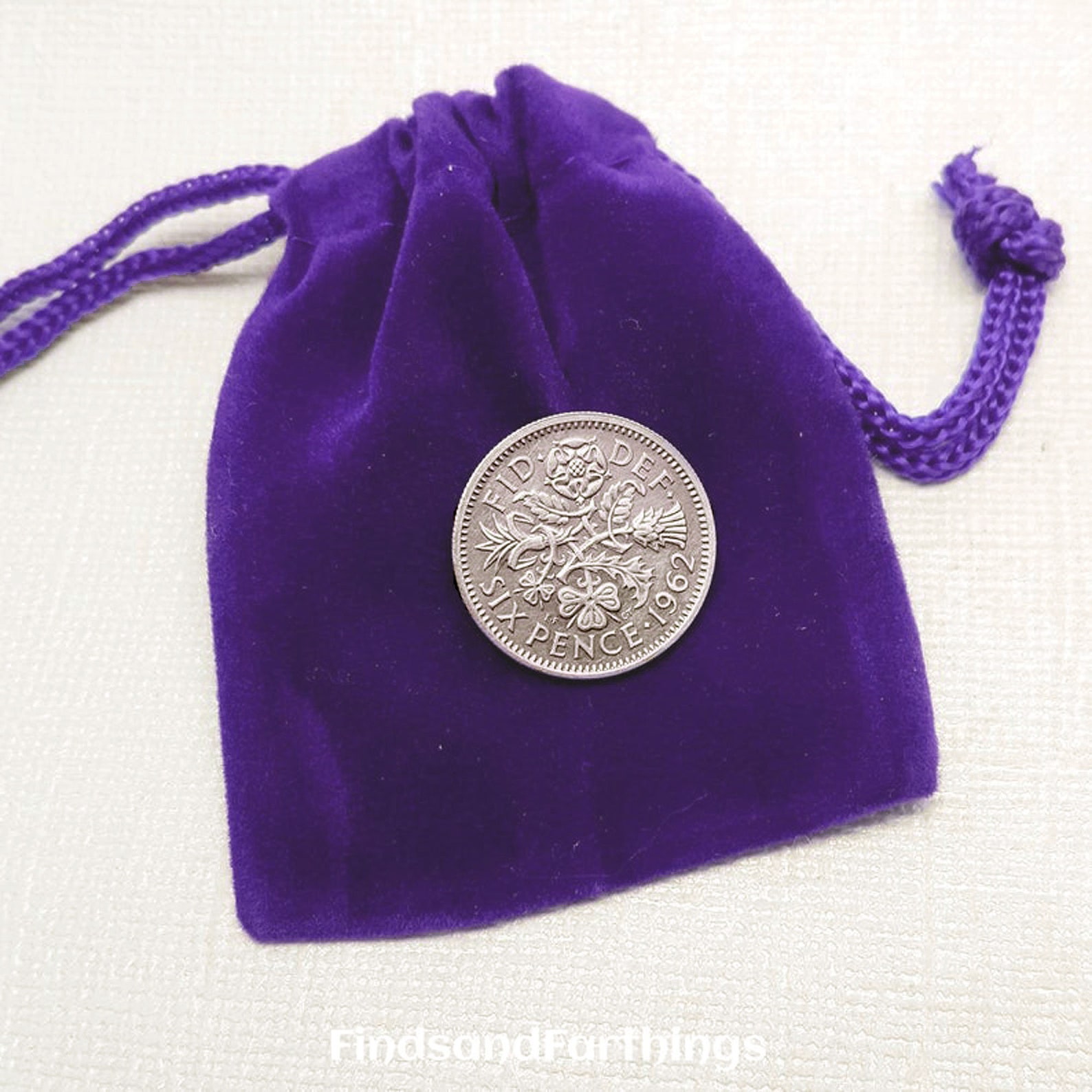 Sixpence Coin. Wedding Gift. Lucky Wedding Six Pence. English Rose. Irish Shamrock. Scottish ...