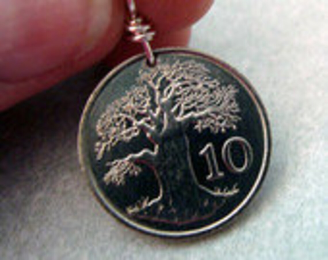 Coin Jewelry Tree of Life Necklace Baobab Tree Zimbabwe - Etsy