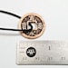 Antique Japanese 1 Mon Coin Necklace Ancient Bronze Coin Kanji 1668 ...