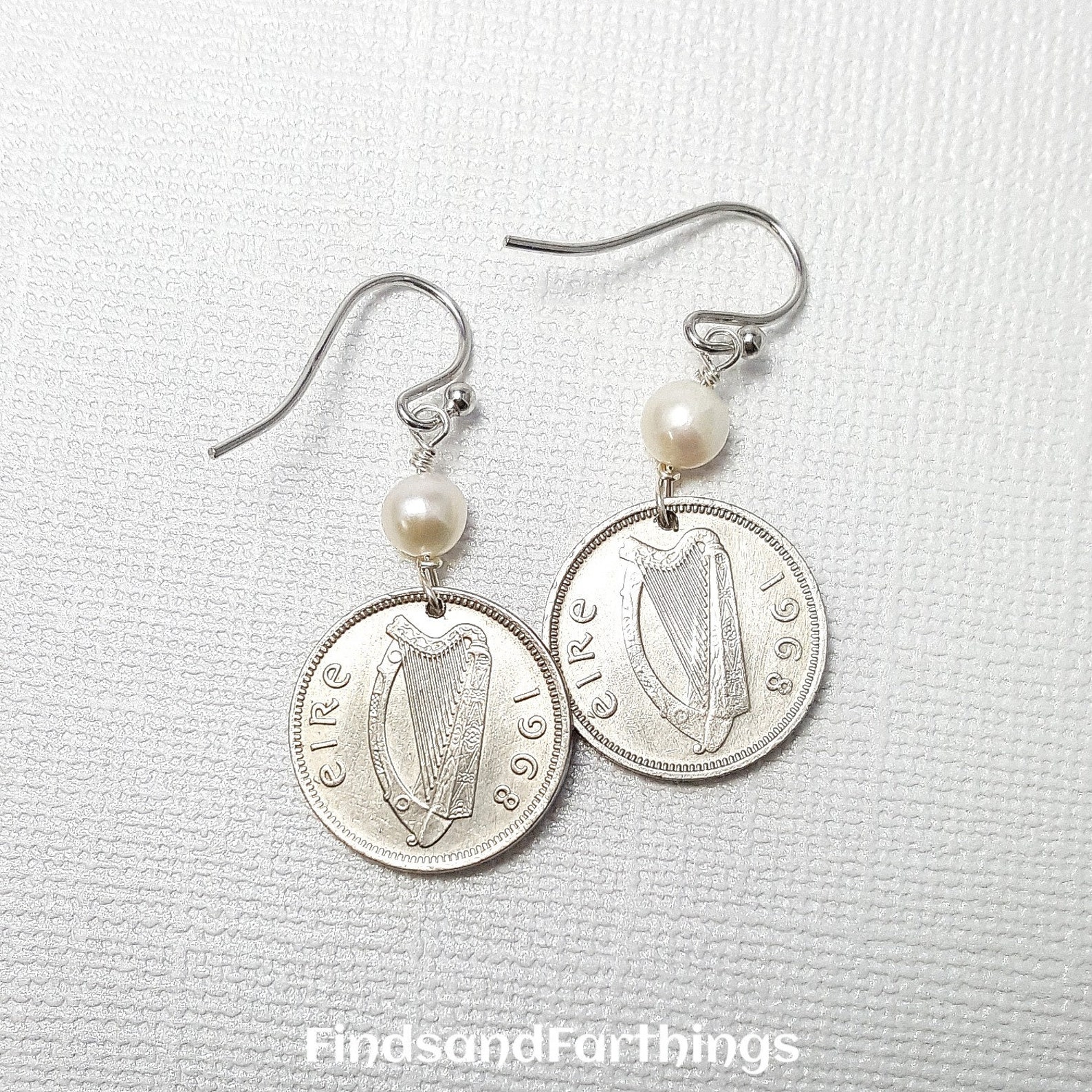 IRISH RABBIT Coin Earrings Ireland Jewelry Celtic Earrings - Etsy