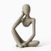 Stone Thinking Man Statue - Etsy