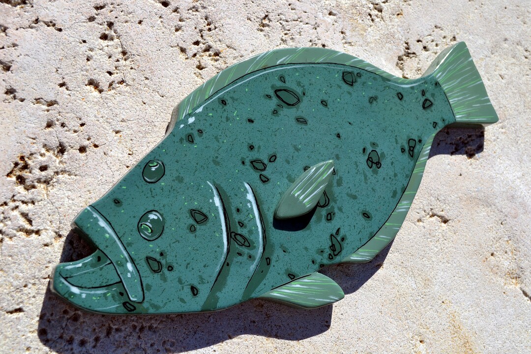 Flounder Wall Art - Etsy