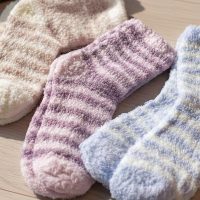 Wool Chenille Socks - Etsy