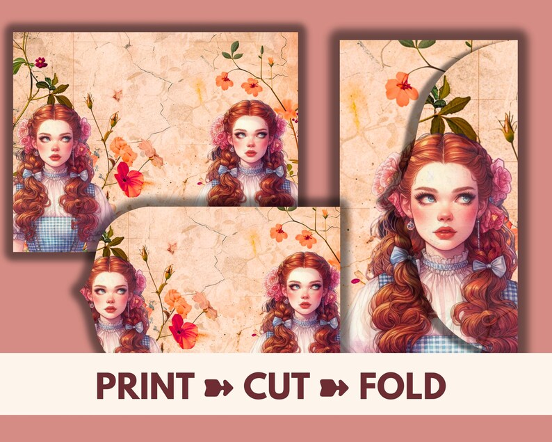 Wizard of Oz Folio | Printable Wizard of Oz Junk Journal Kit | Simple ...