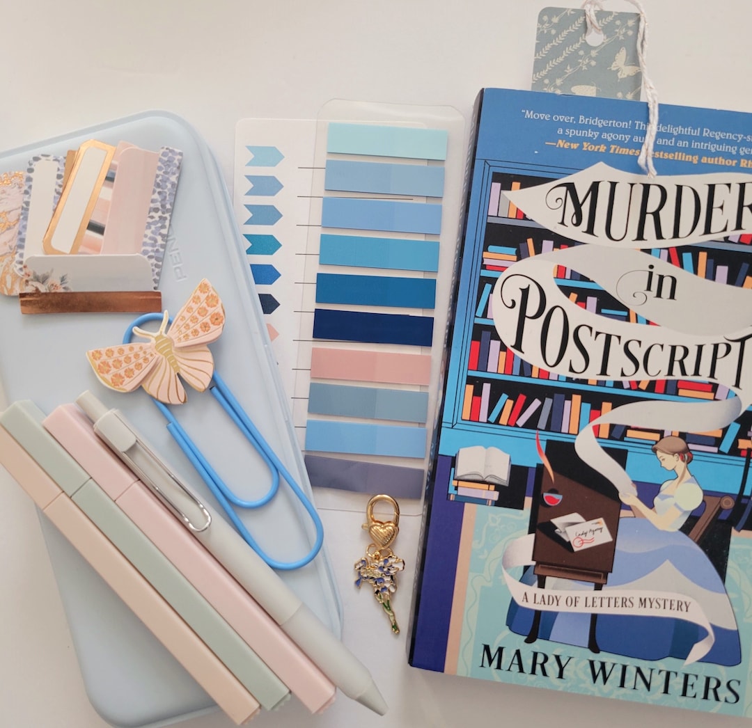 Book Annotation Kit With Pencil Box Annotated Book Kit Pastel, Muted ...